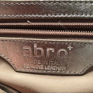 Abro | Bags | Abro Like New Italian Made Leather Tote | Poshmark
